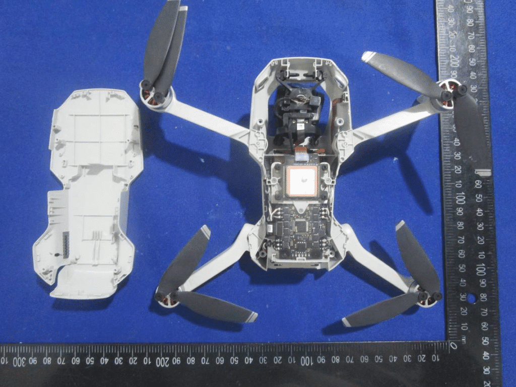 DJI Mavic Mini (Model: MT1SS5/MT1SD25/MR1SS5/MR1SD25) Teardown & Specs ...